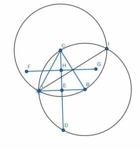 Constructing Perpendicular Bisector Explanation Examples