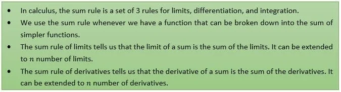 Sum Rule - Everything You Need To Know!