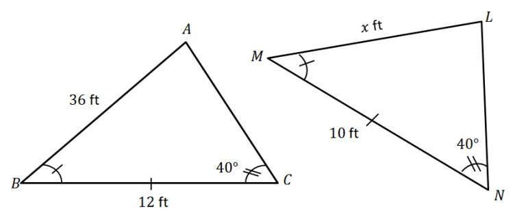 Similar Triangles – Explanation & Examples