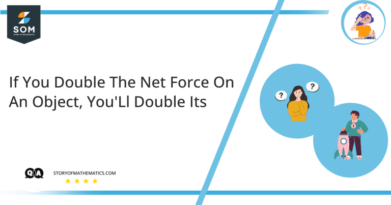 If you double the net force on an object, you'll double its - The Story ...
