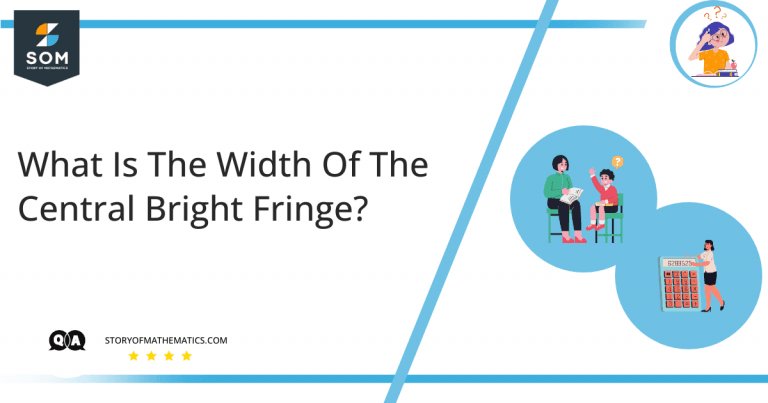 What is the width of the central bright fringe? - The Story of ...