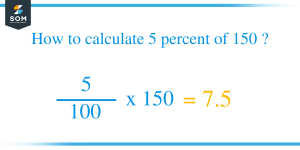What is 5 percent of 150 + Solution With Free Steps