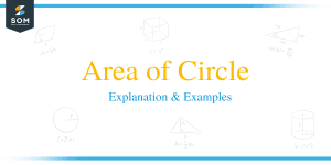Area of Circle – Explanation & Examples