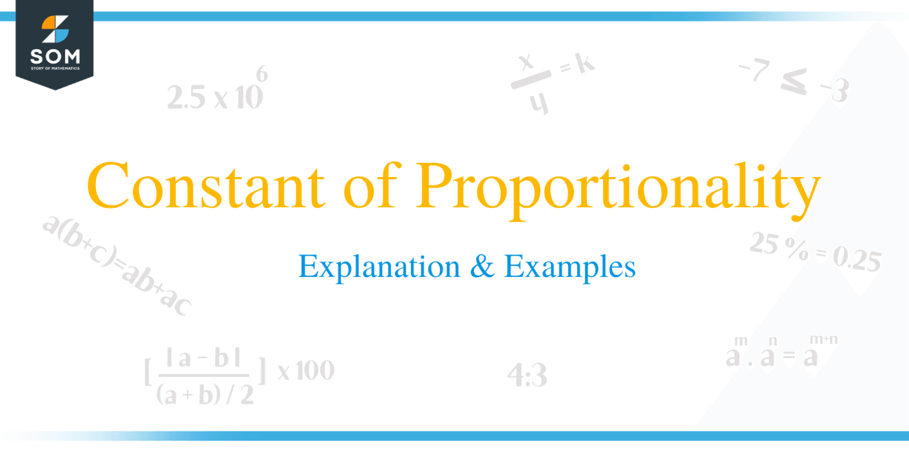 Constant of Proportionality – Explanation & Examples