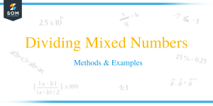 Dividing Mixed Numbers – Methods & Examples