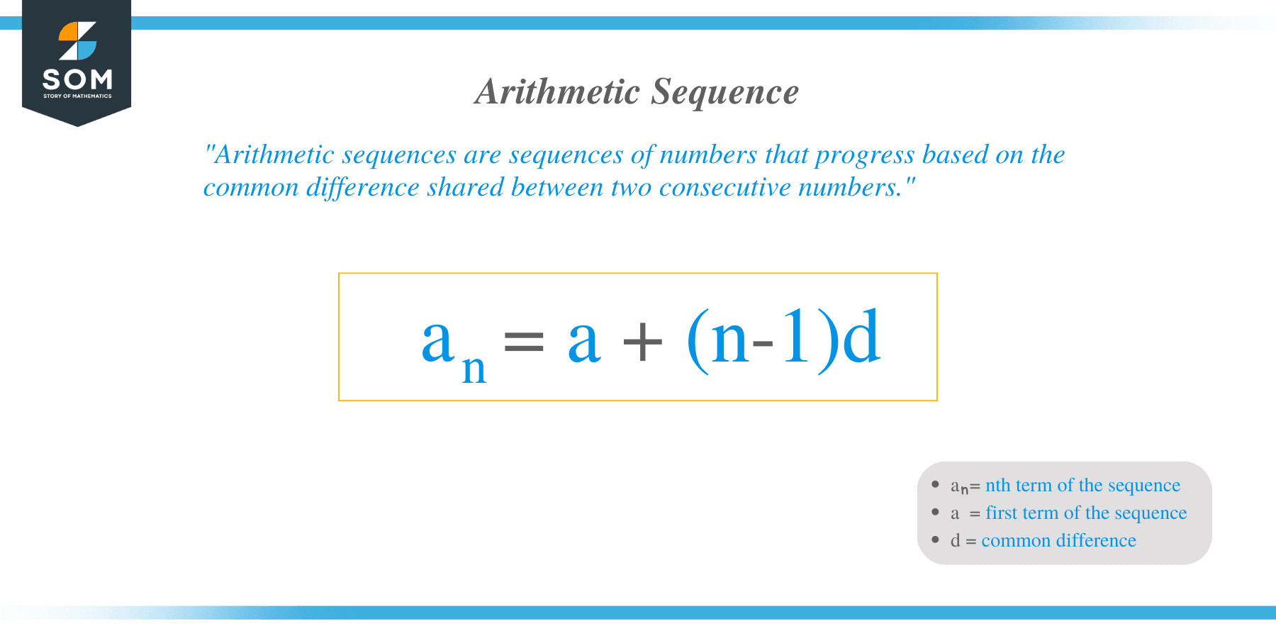 Arithmetic sequence - Pattern, Formula, and Explanation Arithmetic sequence - Pattern, Formula, and Explanation