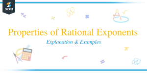 Properties of Rational Exponents – Explanation and Examples - The Story ...