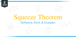 Squeeze theorem - Definition, Proof, and Examples