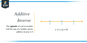 What Is the Additive Inverse of a Polynomial? - The Story of ...