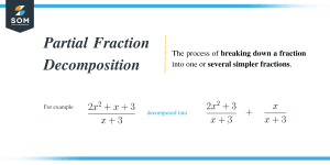 Partial Fraction Decomposition – Explanation & Examples