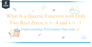 What Is a Quartic Function with Only Two Real Zeros, x = –4 and x = –1 - Understanding ...